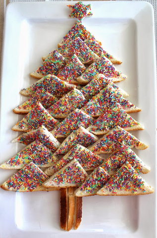 How to Make a Fairy Bread Christmas Tree | Simple Christmas Recipes ...